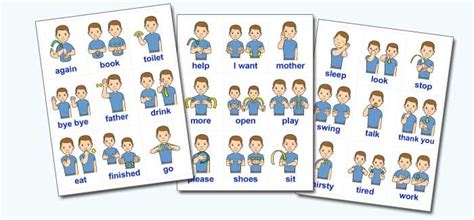 Free Printable Sign Language Word Flash Cards Free Printable Templates