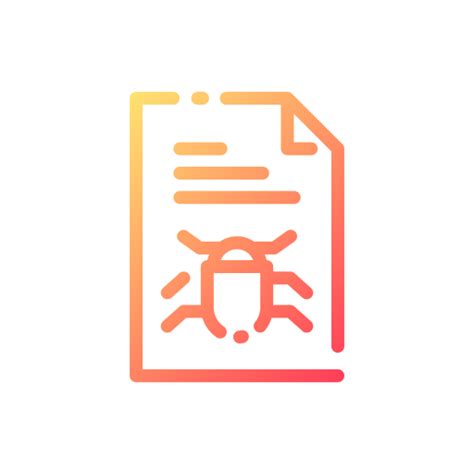 bug report good ware gradient icon