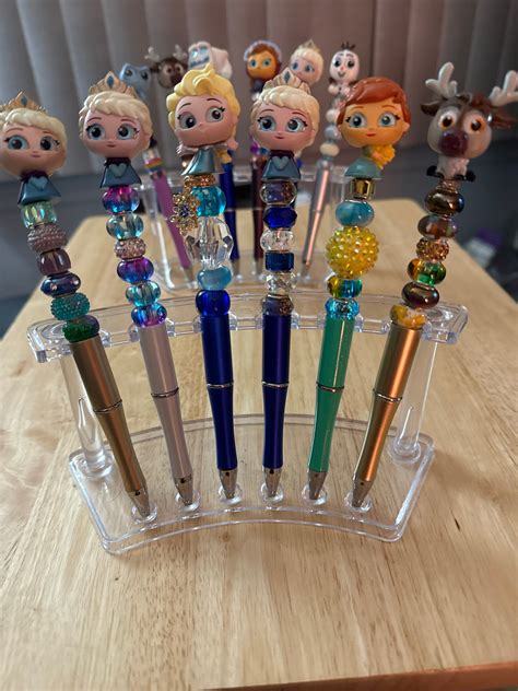 Disney Frozan Elsa Anna Doorables Pens Etsy