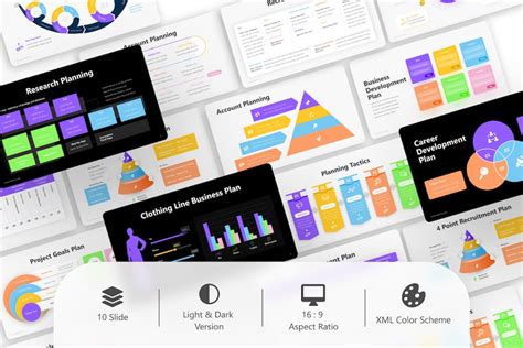 流程 信息图 PowerPoint 模板 process infographic powerpoint template
