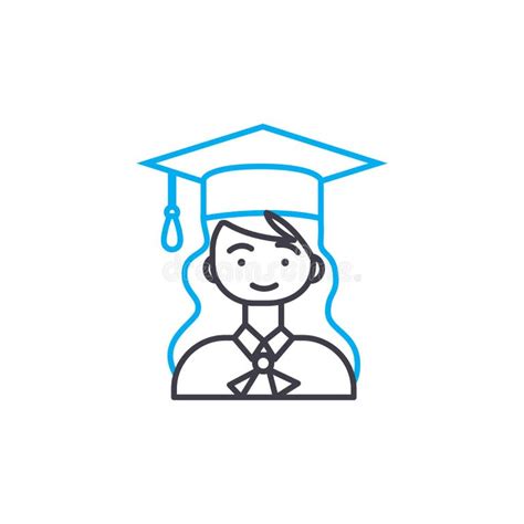 University Classes Linear Icon Concept University Classes Line Vector Sign Symbol