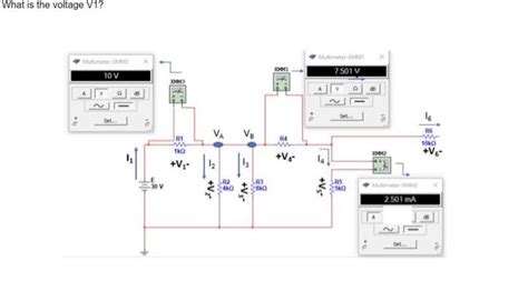 What Is The Voltage V1 Chegg Com