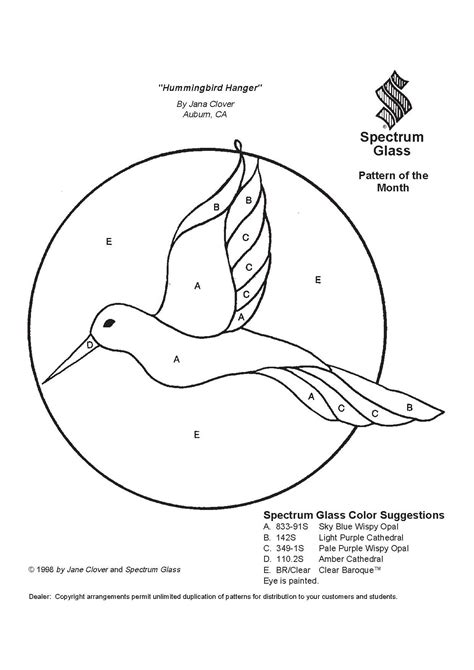 Stained Glass Spectrum Pattern Поделки из крашеного стекла Трафареты