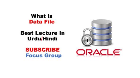 What Is Data File Oracle Database Lecture In Urduhindi Youtube