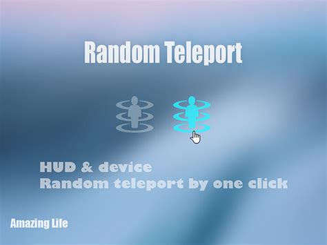 Second Life Marketplace C Random Teleport Random Teleport By One