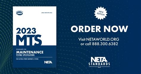 Ansi Neta Standards With New 2023 Mts Edition The New Edition Of The Ansi Neta Mts 2023 Features