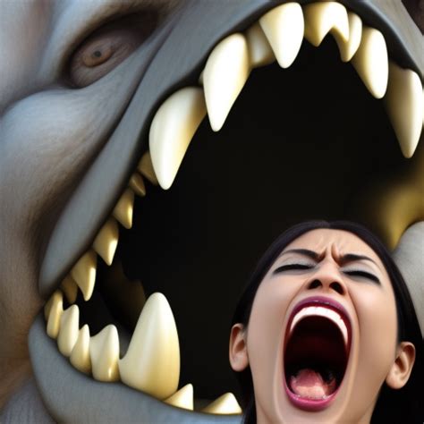 Monster Eating A Woman By Captgage On Deviantart