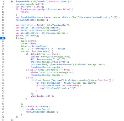 Javascript Ajax Call Doesnt Complete And Throws Typeerror Undefined