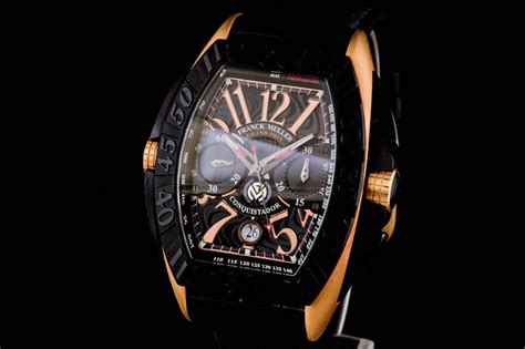 Franck Muller Conquistador Grand Prix 18k Goldtitanium Chronograph