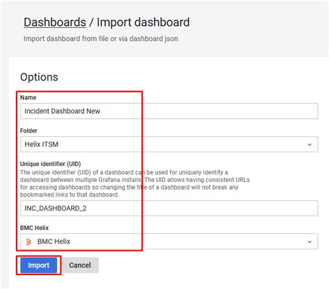 Bmc Helix Dashboards How To Export And Import Dashboards Knowledge