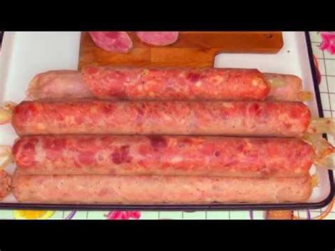 Домашняя колбаса. Вкус детства. Настоящая и ароматная. - YouTube