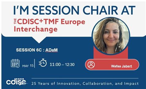 Cdisc Adam Clinicalresearch Geneva2025 Datascience Excited Wafaa J