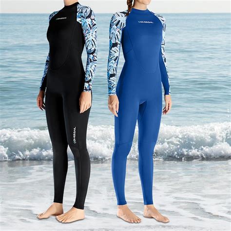 Uguuiya Wetsuit For Women Diving Suit Dive Skins Sun Protection Back