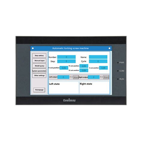 Inch HMI PLC Programming Control Panel PLC HMI Combo With Type C