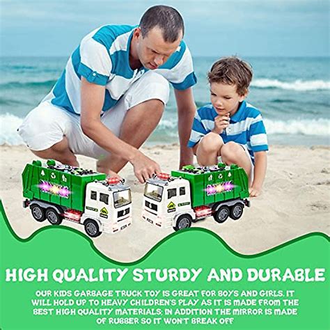 Toysery Bump N Go Garbage Truck Fun Educational Toy Garbage Truck