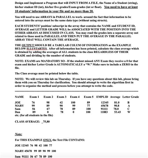 Solved Design And Implement A Program That Will Input From A