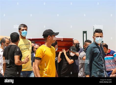 The Funeral Of The Egyptian Actress Dalal Abdel Aziz From The Mosque