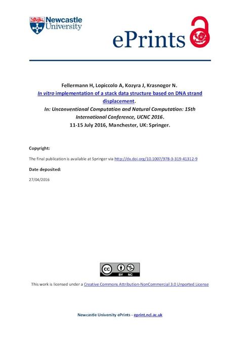 Pdf In Vitro Implementation Of A Stack Data Structure Based On Eprintnclacukfilestore