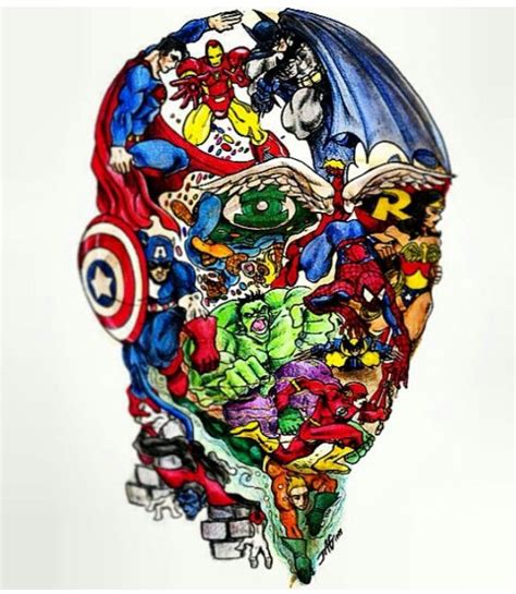 Hero Head Superhero Art Art Marvel