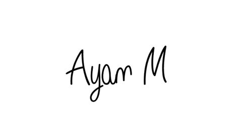 80 Ayan M Name Signature Style Ideas Fine Esignature