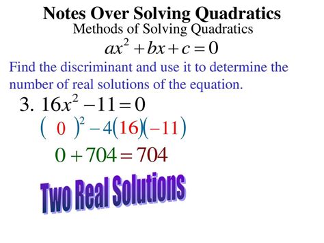 How do I solve quadratic equations using Quadratic Formula? - ppt download