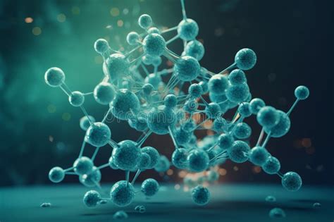 Structure Neural Molecule Generate Ai Stock Illustration