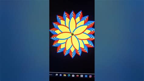 Python Turtle Graphics Beautiful Flowers 🌺 Design Shorts Shortsfeed Short Trendingshorts