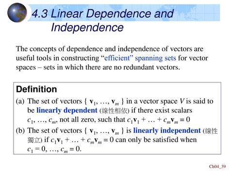 ppt chapter 4 general vector spaces powerpoint presentation free