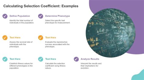 Calculating Selection Coefficient Examples Selection Coefficient Ppt Graphics Acp Ppt Sample
