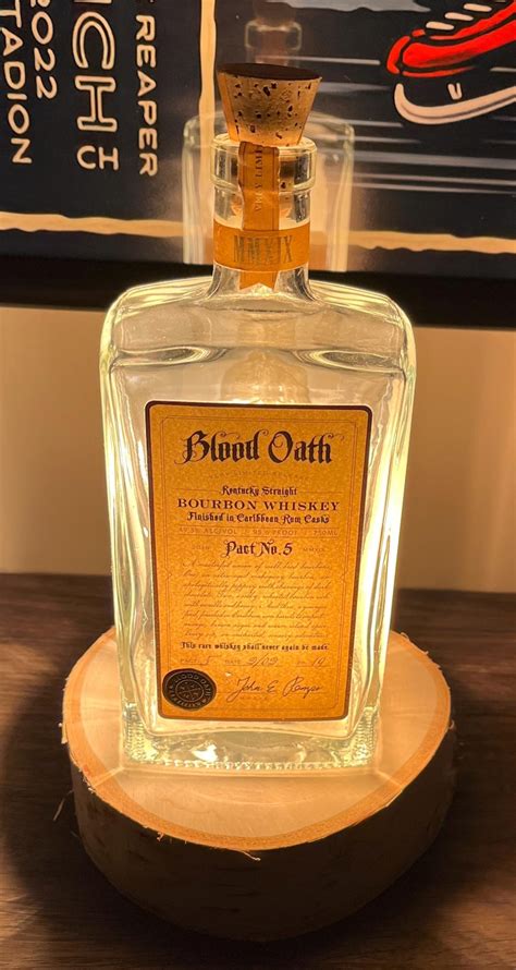 Uncle Nearest Bourbon Bottle Lamp Etsy