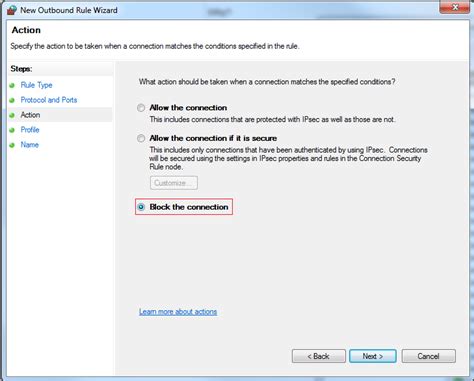 Networking Why Is The Windows Firewall Not Blocking Outbound Ports