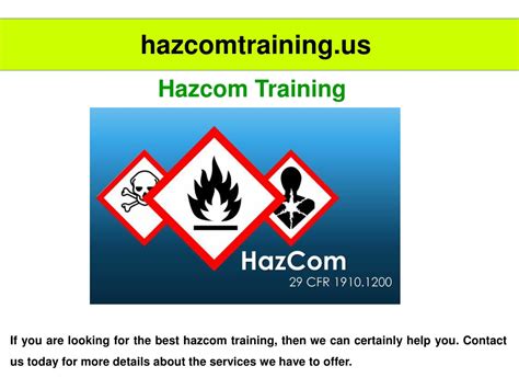Ppt Hazcom Training Powerpoint Presentation Free Download Id9951597