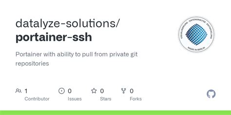 github datalyze solutions portainer ssh portainer with ability to