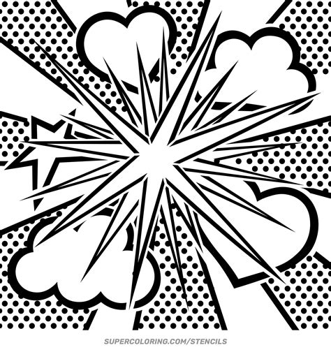 Поп арт трафарет Вироби з паперу для дітей