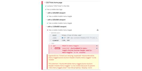 An Intro To Web Site Testing With Cypress Css Tricks