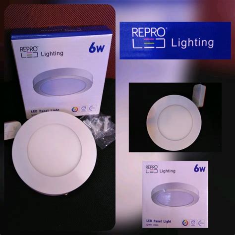 Jual Led Panel Light Downlight Outbow Ob Watt Watt W Model Tempel White Putih Warmwhite