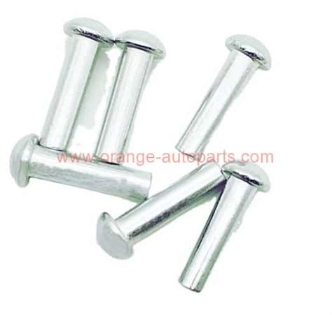 China Manufacturer Din 660 Aluminum Round Head Solid Rivets Orange