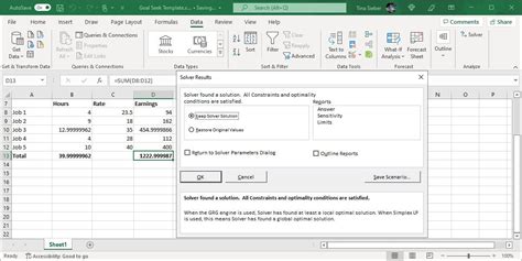 How To Use Excels Goal Seek And Solver To Solve For Unknown Variables