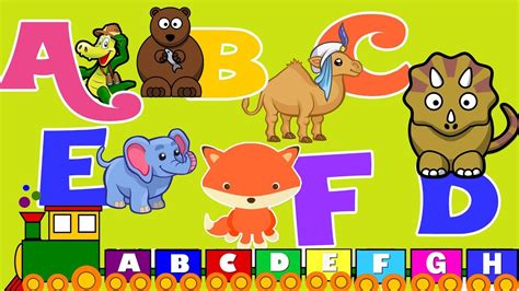 Animal Alphabet A To Z Abc Animal Train With Sound 英文字母 Abc 動物字母火車