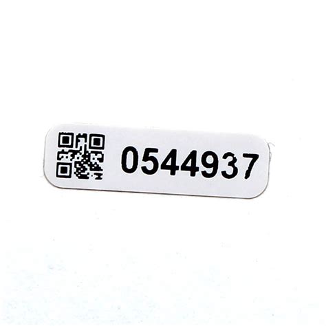 Высокотемпературные этикетки с нумерацией и QR-кодом