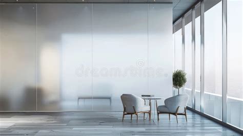 Frosted Glass Wall Backdrop Diffusing Light Softly And Adding A Touch