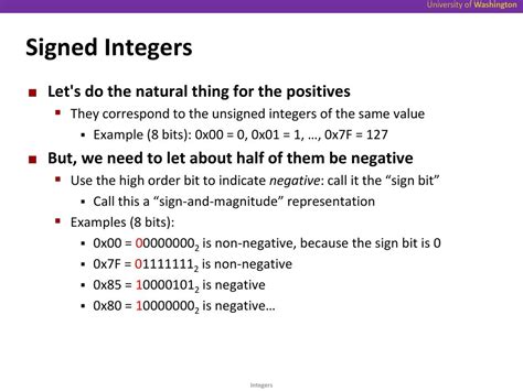 Section 2 Integer And Floating Point Numbers Ppt Download