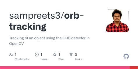 Github Sampreets3 Orb Tracking Tracking Of An Object Using The Orb Detector In Opencv