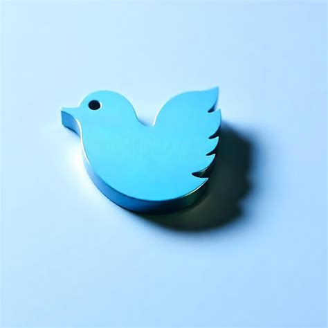 A Blue Bird Is On A Blue Object With A Blue Bird On It Premium Ai