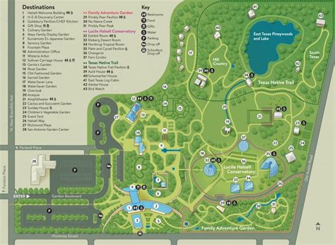 Garden Map San Diego Botanic Garden Botanic Garden Map Botanical