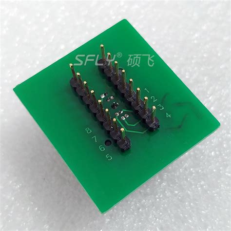 USON8 UDFN8 QFN8 3 2 TO DIP8 烧录座 进口座 SF QFN8 3X2A