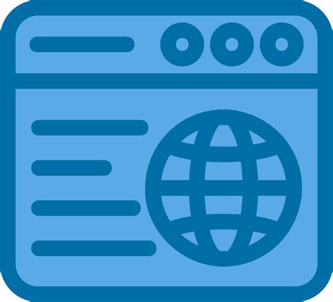 Web Browser Vector Icon Design Vector Art At Vecteezy