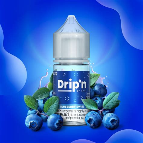 Dripn By Envi E Liquid 30ml Blueberry Swirl Envi Vape