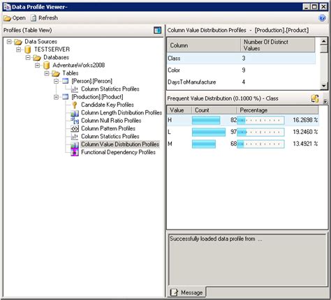 Ssis Data Profiling Task