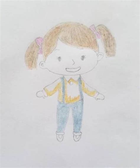 马尾辫女孩儿简笔画 简笔画图片大全 普车都